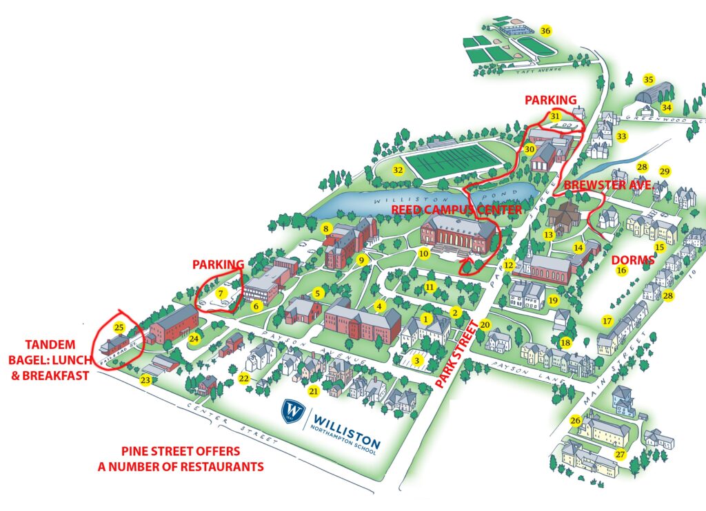 MAP of CAMPUS - Strings WIthout Boundaries