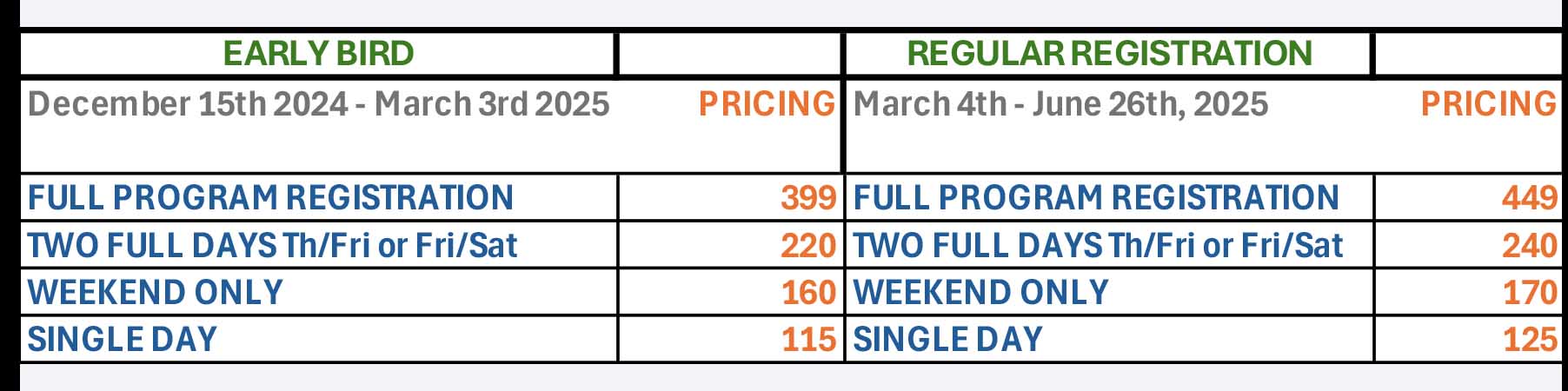 Adult Registration - Strings WIthout Boundaries